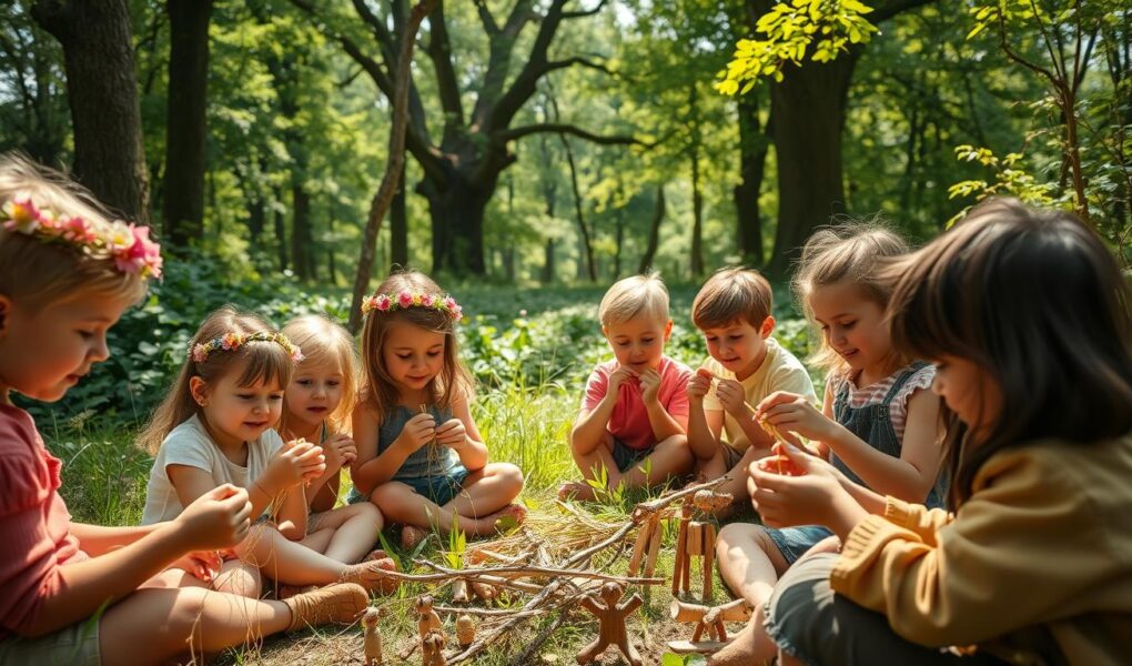 Mit Kindern im Wald basteln: Kreative Ideen für Familien